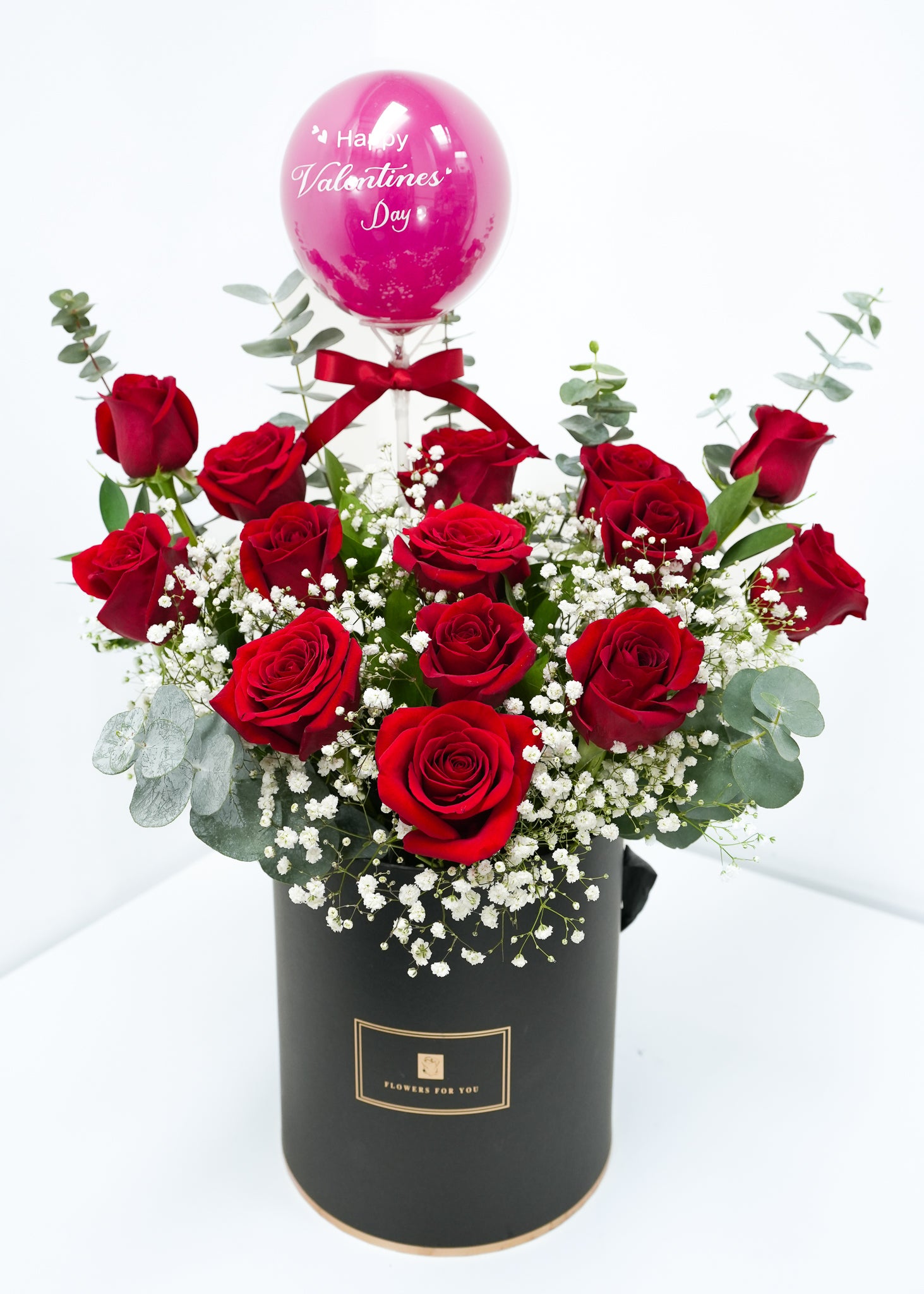Red Rose Round Box - Flower & Plant Free Delivery | Toronto Flower Shop ...