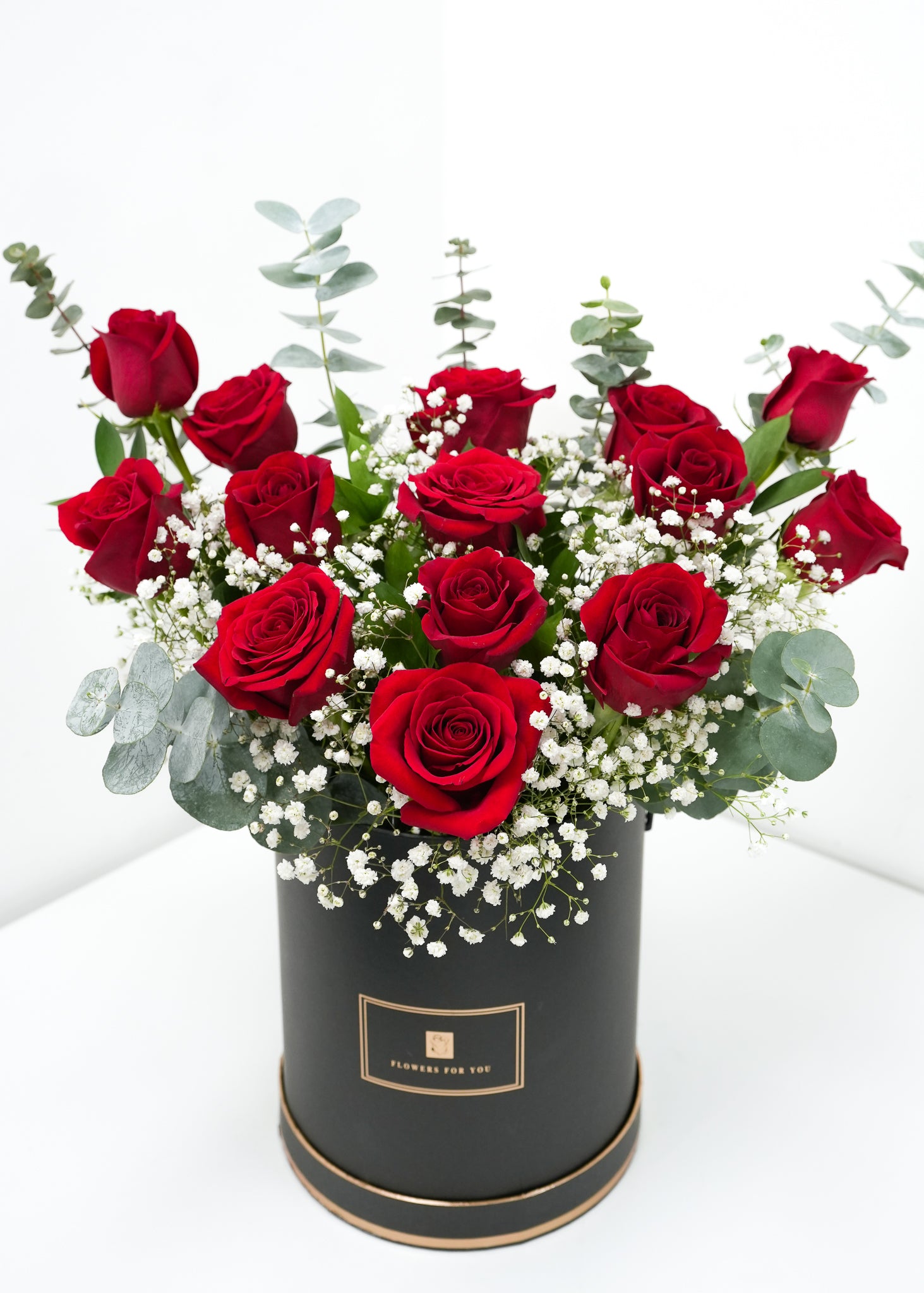 Red Rose Round Box - Flower & Plant Free Delivery | Toronto Flower Shop ...